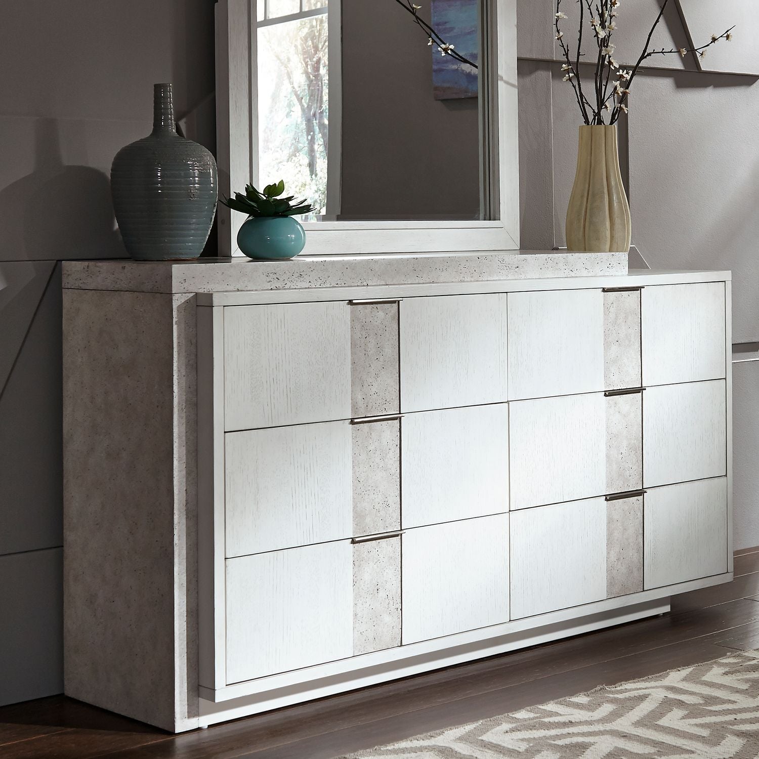 Mirage - 6 Drawer Dresser – Discount Furniture Connection