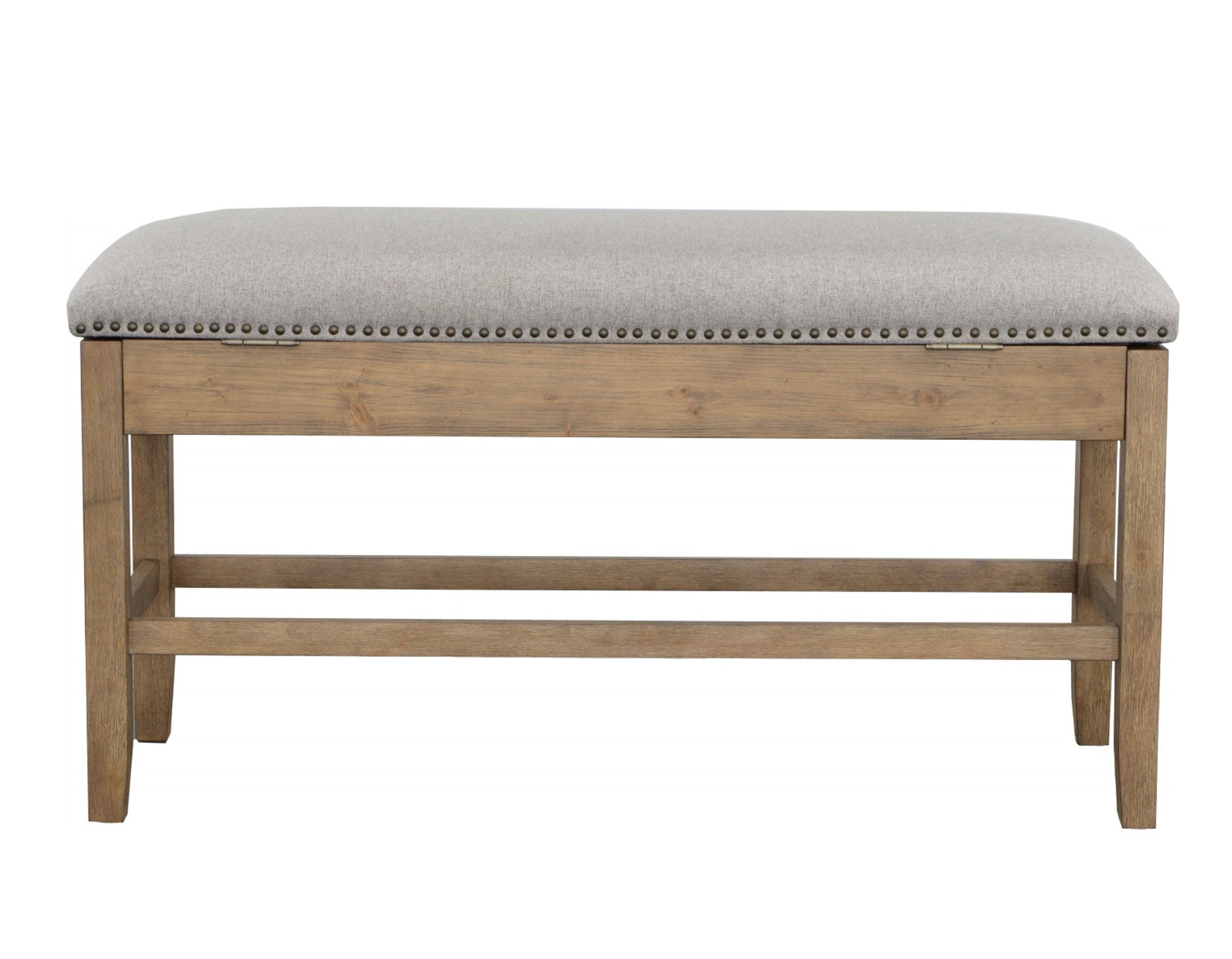 Grayson 24″ Counter Storage Bench w/Nailhead Trim – Discount Furniture ...